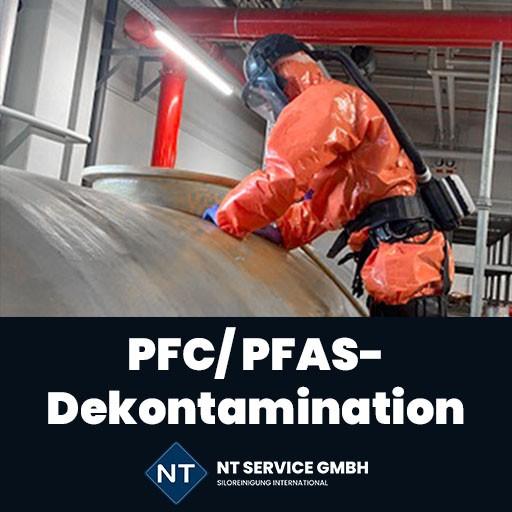 PFC und PFAS Dekontamination und Reinigung in Industrieanlagen